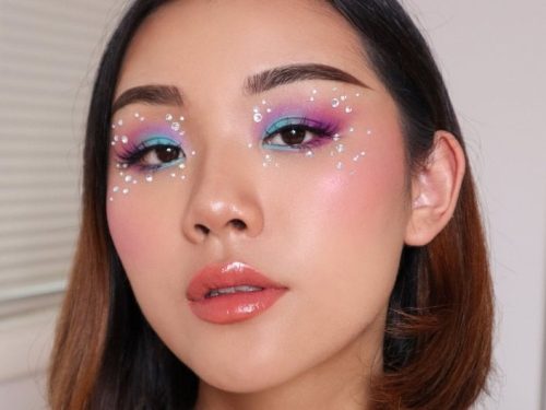 7 Rhinestone Eye Makeup Styles - Castor Oil Guide