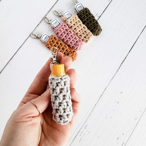 10 Unique Crochet Chapstick Keychain Ideas - Castor Oil Guide