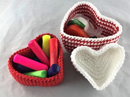 10 Cute Crochet Vanity Organizer Basket Pattern - Castor Oil Guide