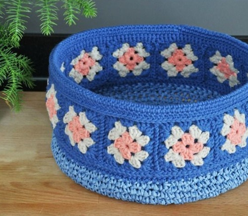 10 Cute Crochet Vanity Organizer Basket Pattern - Castor Oil Guide