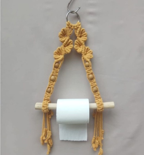 9 Creative Macrame Toilet Paper Holder - Castor Oil Guide