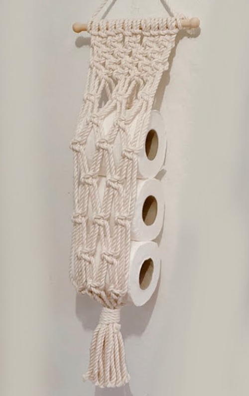 9 Creative Macrame Toilet Paper Holder - Castor Oil Guide