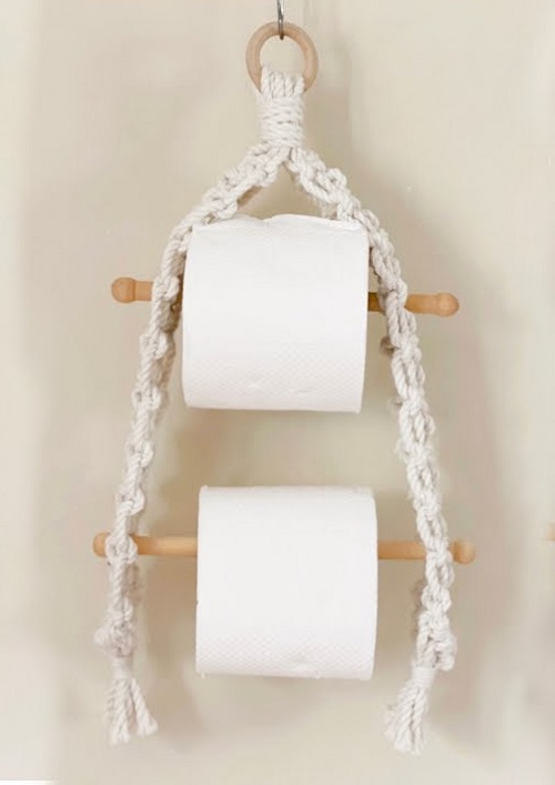 9 Creative Macrame Toilet Paper Holder - Castor Oil Guide