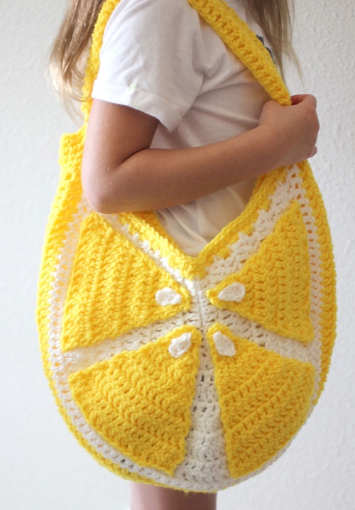 9 Cute Lemon Crochet Bag Ideas - Castor Oil Guide